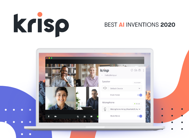 Krisp Named To TIME’s List Of The 100 Best Inventions Of 2020 - Krisp