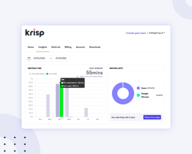 3 New Features to Help You Take Control of Your Meetings - Krisp