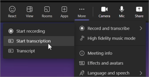 How to Transcribe Teams Meetings