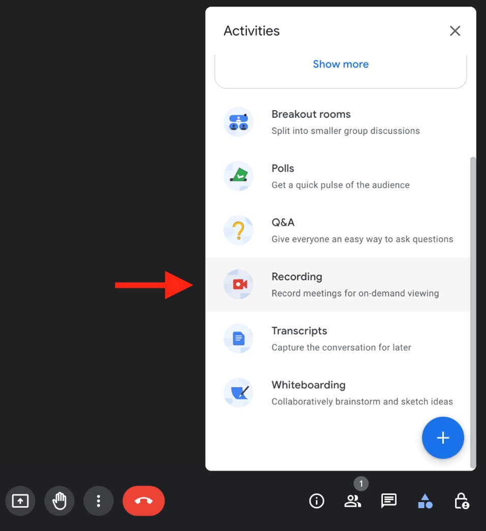 How to Record a Google Meet