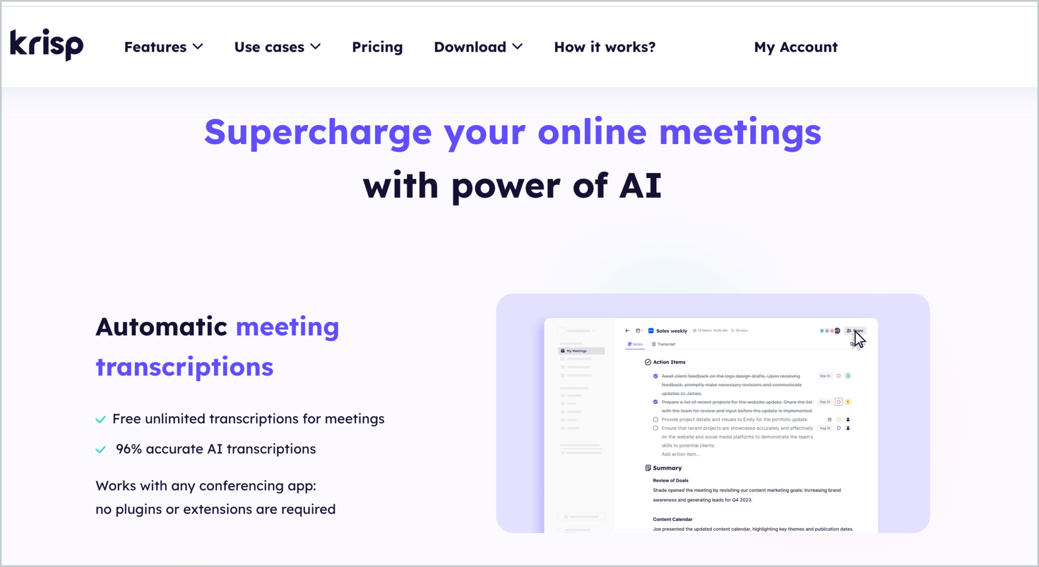 5 Free Transcription Software For Online Meetings in 2024