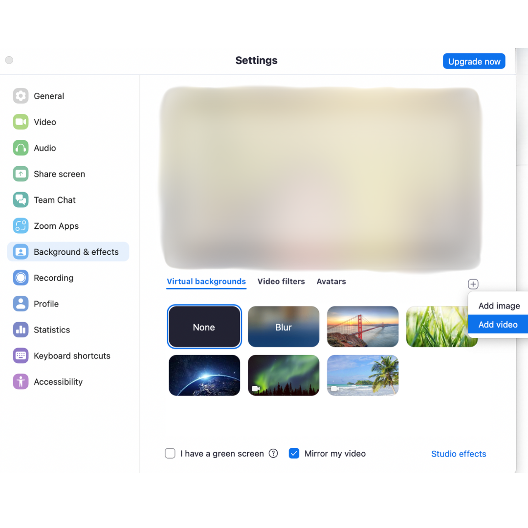 How to Change Zoom Background