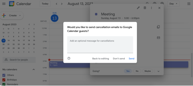 How to Cancel a Google Calendar Event in Easy Steps