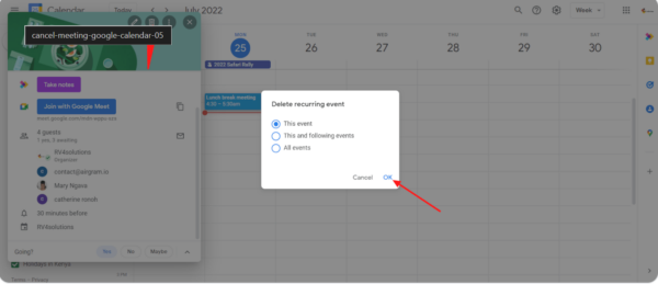 How to Cancel a Google Calendar Event in Easy Steps
