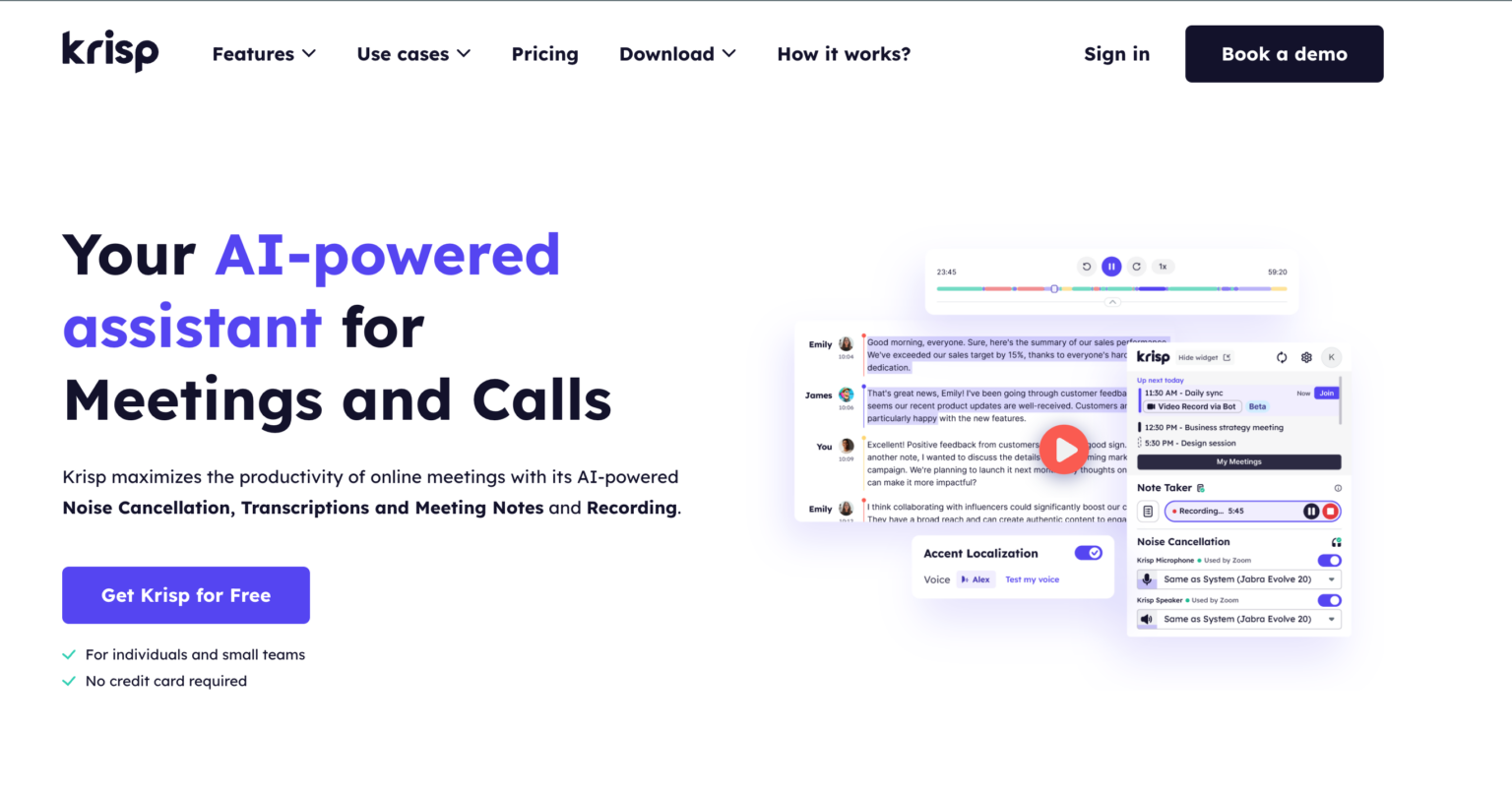 7+ Best Audio Recording Software (2024 List) - Krisp