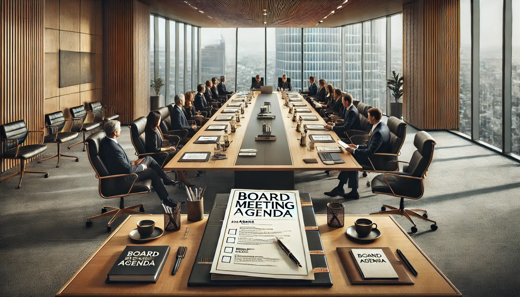 What is a Board Meeting Agenda?