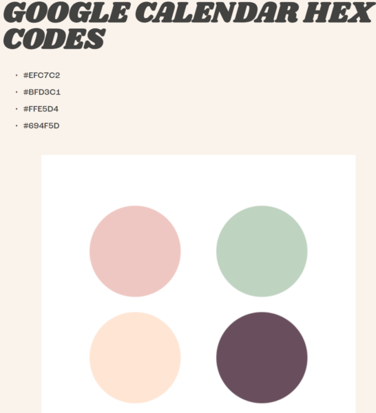 Google Calendar Color Schemes: Guide With Examples for 2024