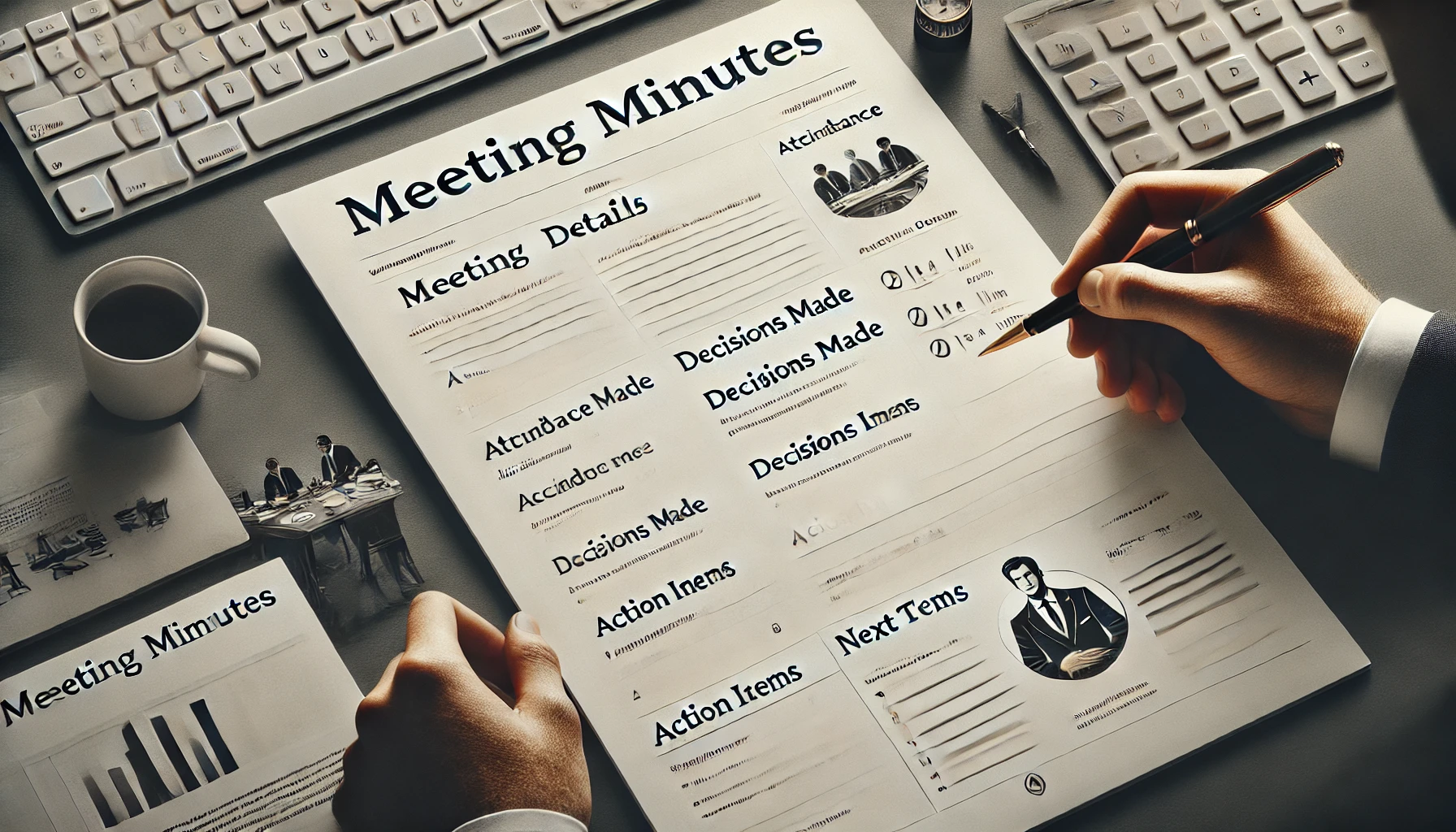 Simple Meeting Minutes Templates and Examples - Krisp