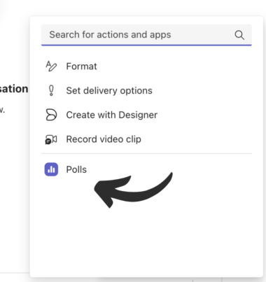 How To Create a Poll in Microsoft Teams
