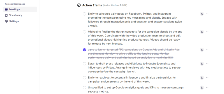 What Are Action Items in a Meeting? Examples and Best Practices