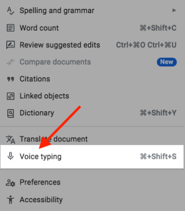 How to Use Speech to Text on Google Docs?
