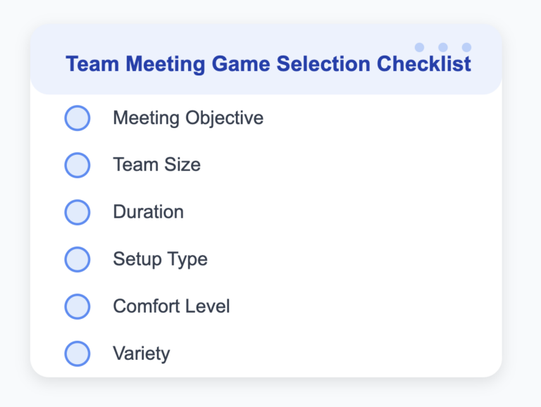 12 Team Meeting Games to Boost Engagement and Productivity