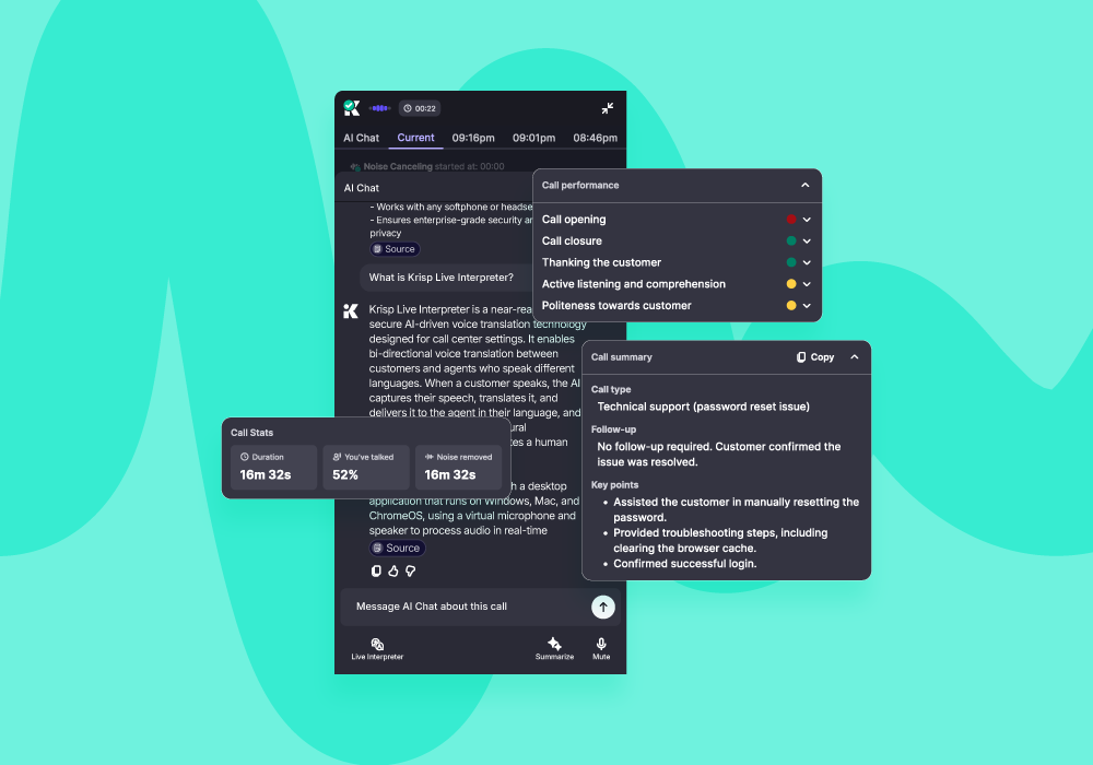 Introducing Krisp AI Agent Assist: Real-time Assistant for Call Center ...