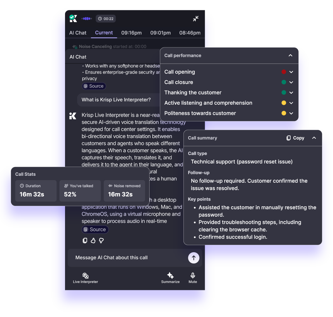 Introducing Krisp AI Agent Assist: Real-time Assistant for Call Center ...