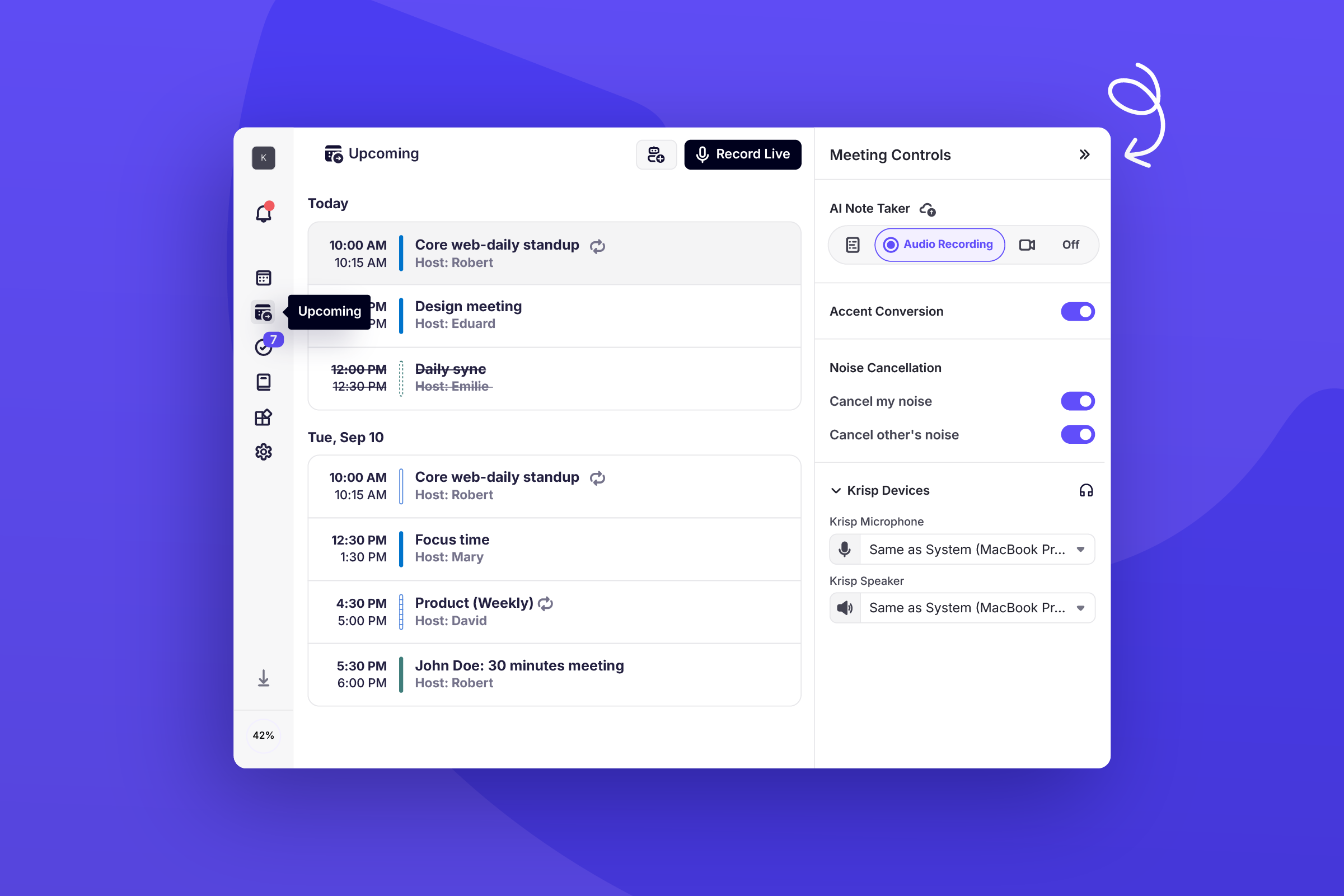 Your New Meeting Control Center: Krisp Desktop 2.0 - Krisp