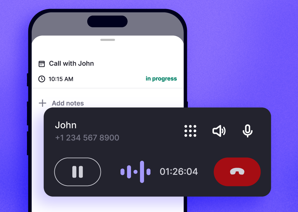 Call Recording on Krisp Mobile.